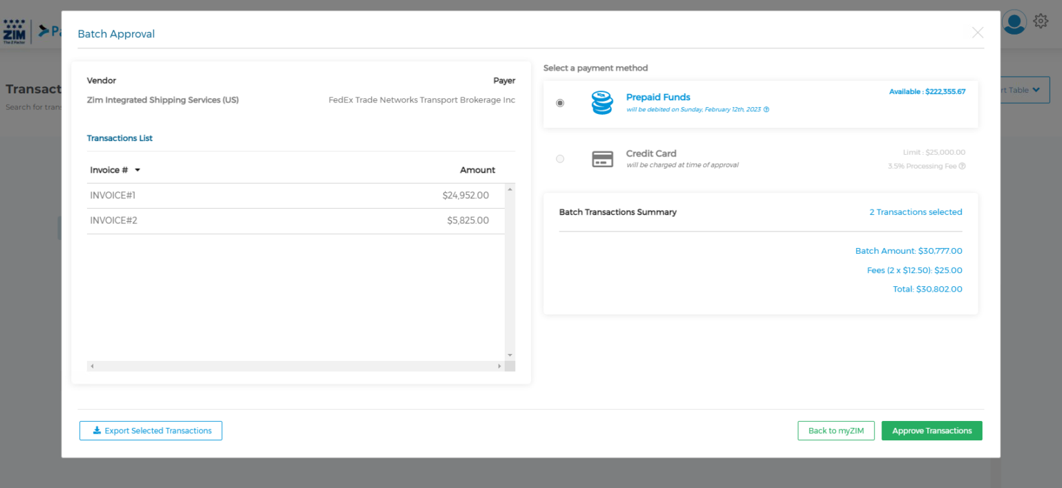 New Integration: PayCargo and ZIM Integrated Shipping