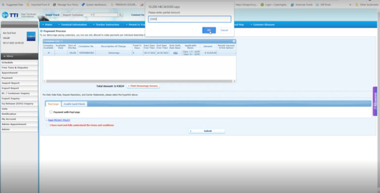 New Integration: PayCargo and Total Terminals International