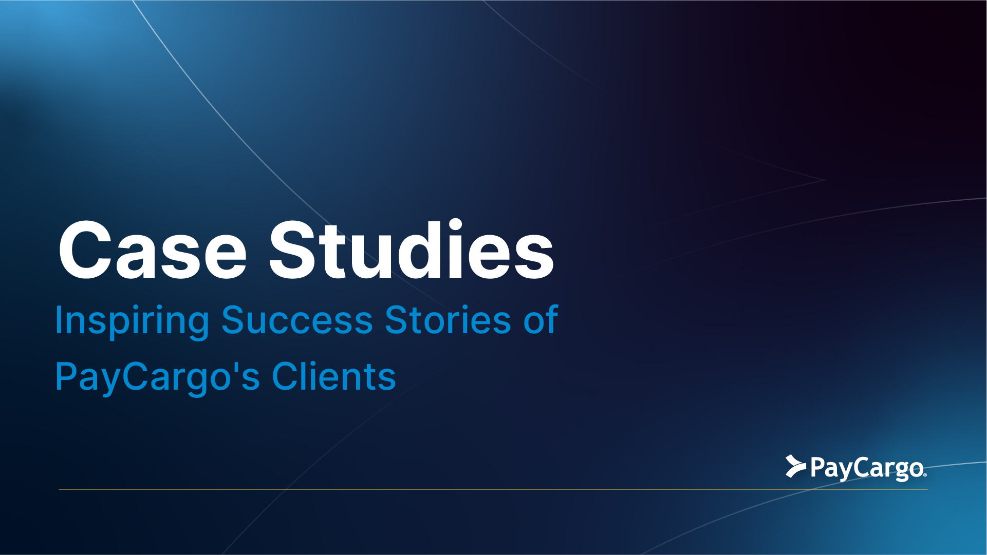 PayCargo - Case Studies