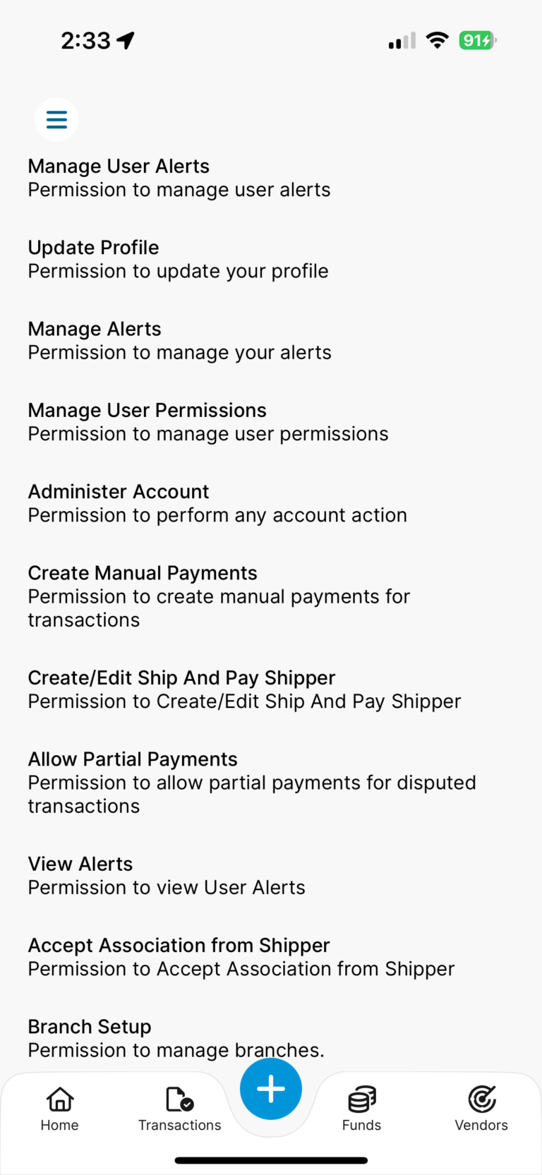 The PayCargo App