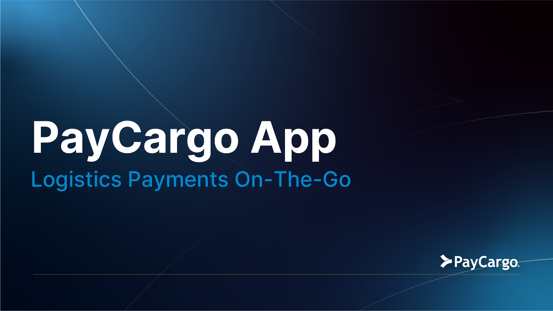 The PayCargo App