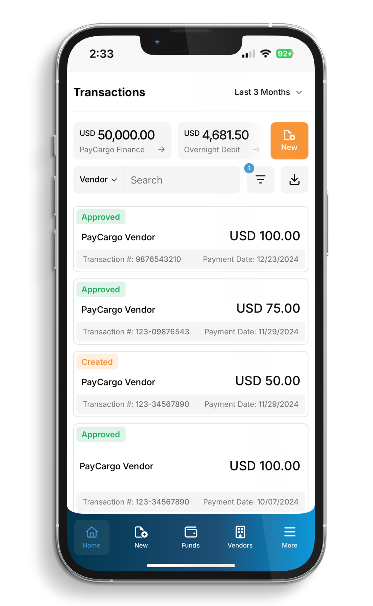 The PayCargo App