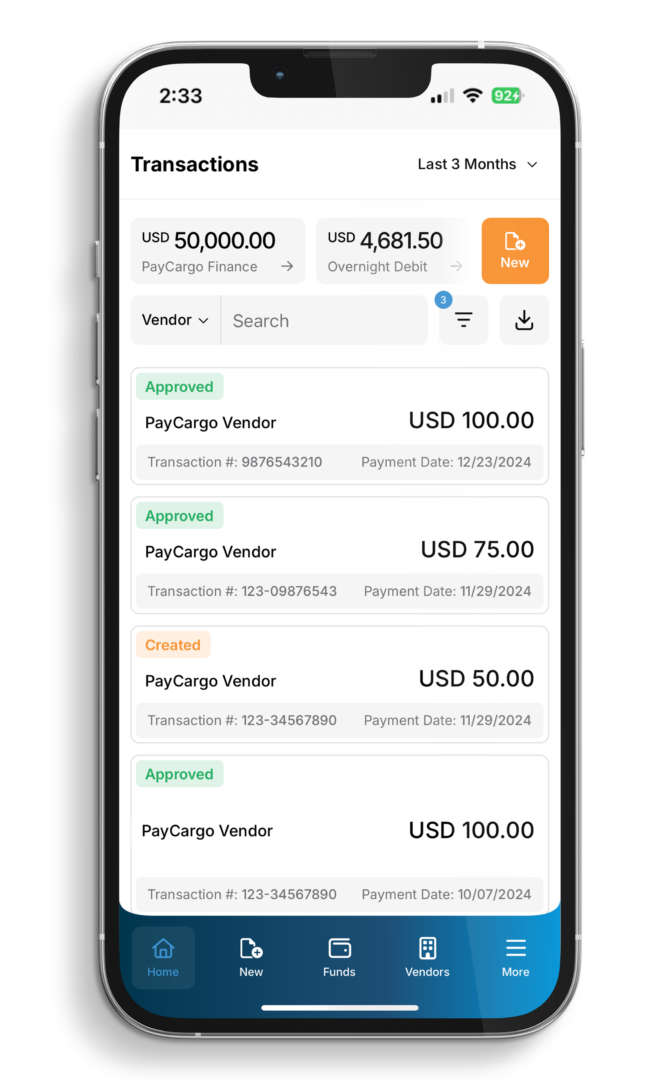 The PayCargo App